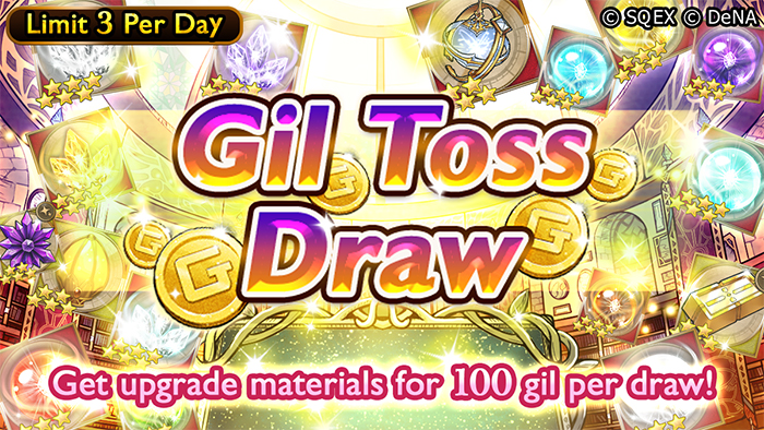 Gil Toss Draw Is Now Live in FINAL FANTASY Record Keeper! | NEWS ...